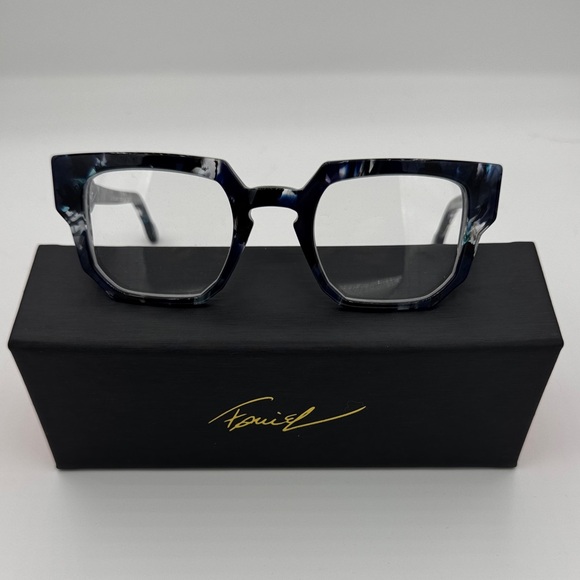 Faniel | Accessories | Stylish Blue Square Glasses | Poshmark